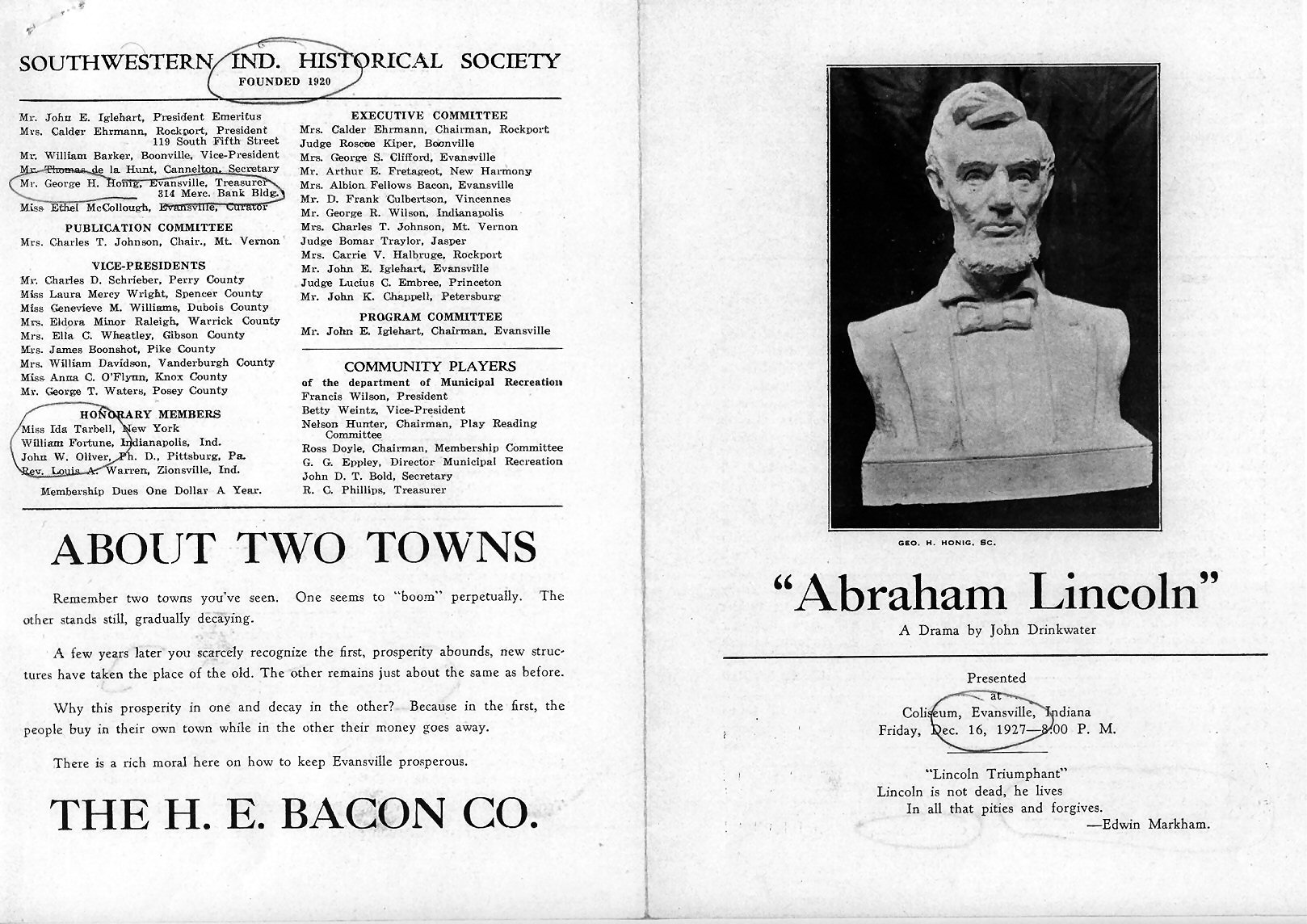 George H. Honig, S.C.